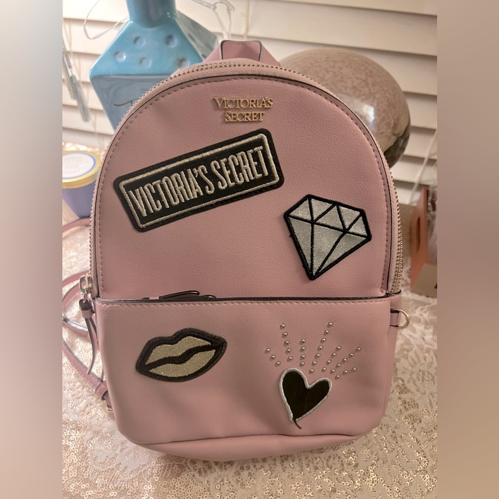 Victoria’s Secret Mini Patch Pink Backpack - Gem